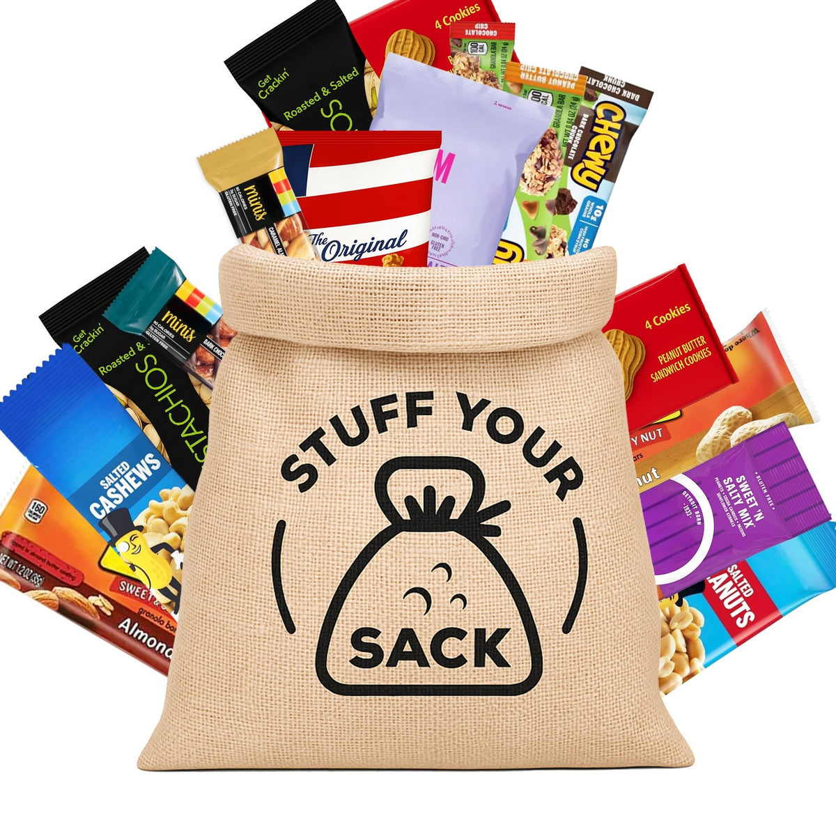 Healthy Office Snack Pack – Individually Wrapped Variety with Candy, P ...